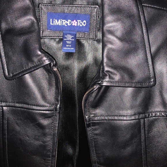 Limited Too | Jackets & Coats | Youth Genuine Leather Jacket | Poshmark